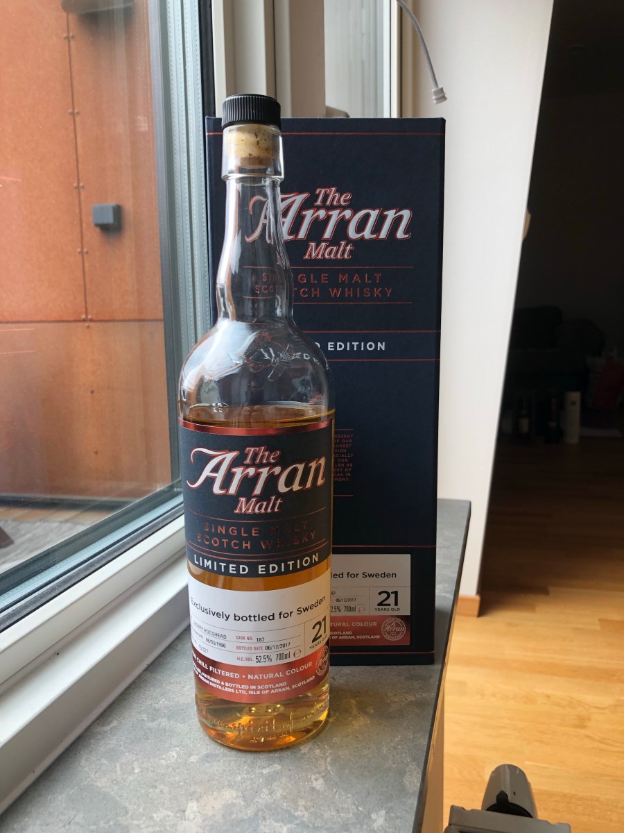 The Arran Malt 21 YO – Limited Edition Exclusively Bottled for Sweden ...
